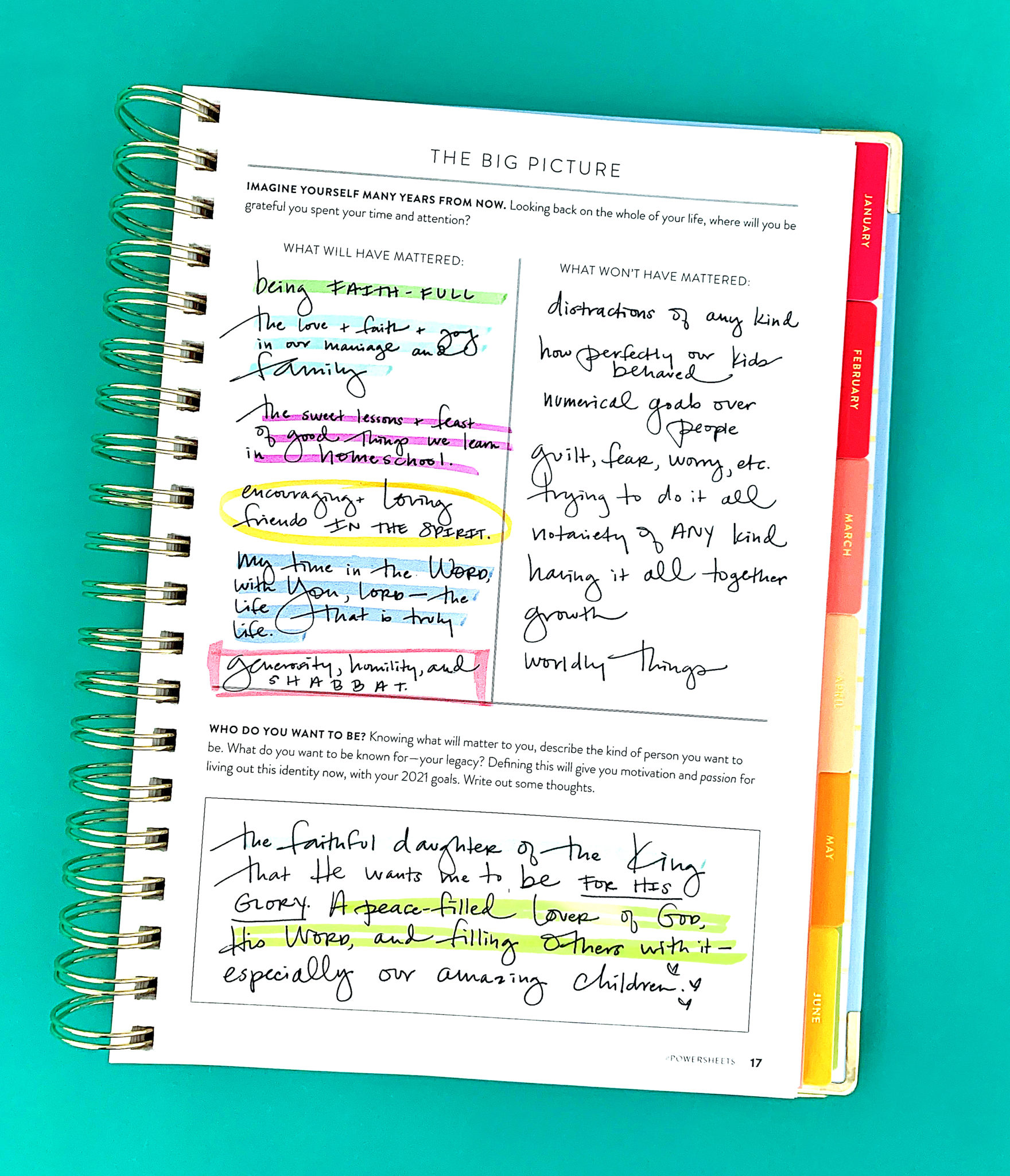 Goal Setting Series: My 2021 PowerSheets Goals - Lara Casey