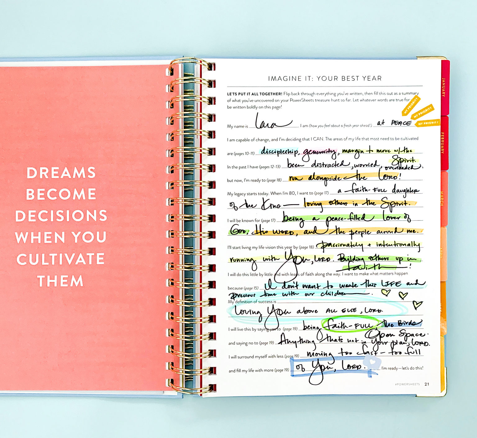 Goal Setting Series: My 2021 PowerSheets Goals - Lara Casey